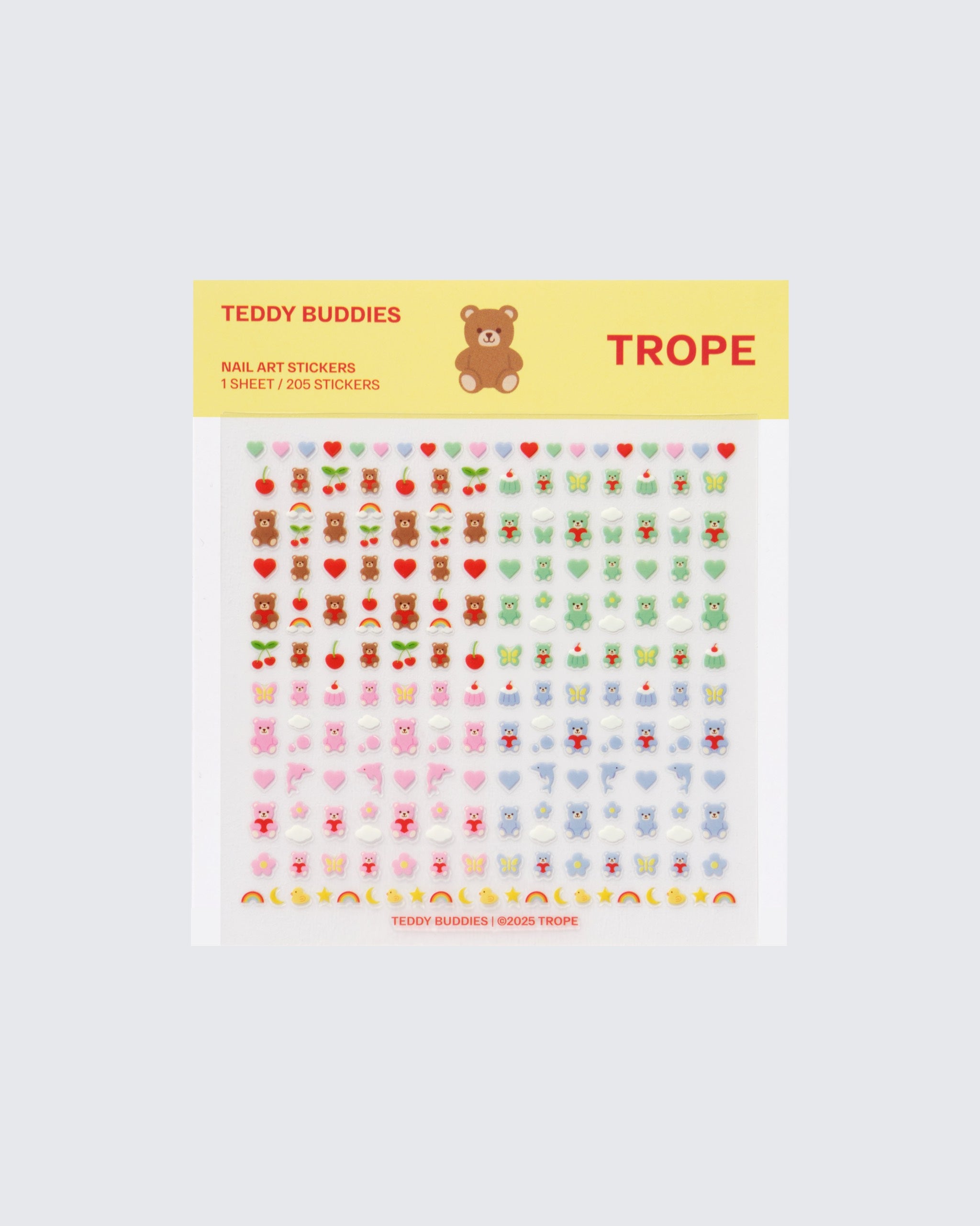 Teddy Buddies 小熊童伴 • 美甲貼紙 • TROPE 台灣官方網店